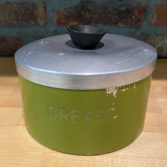 Kitchen | Vintage Aluminum Grease Container | Poshmark